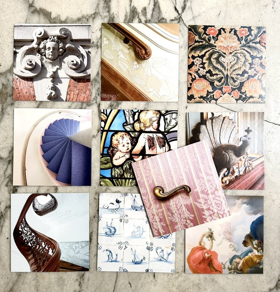 10 wenskaarten met enveloppen | Hendrick de Keyser Monumenten